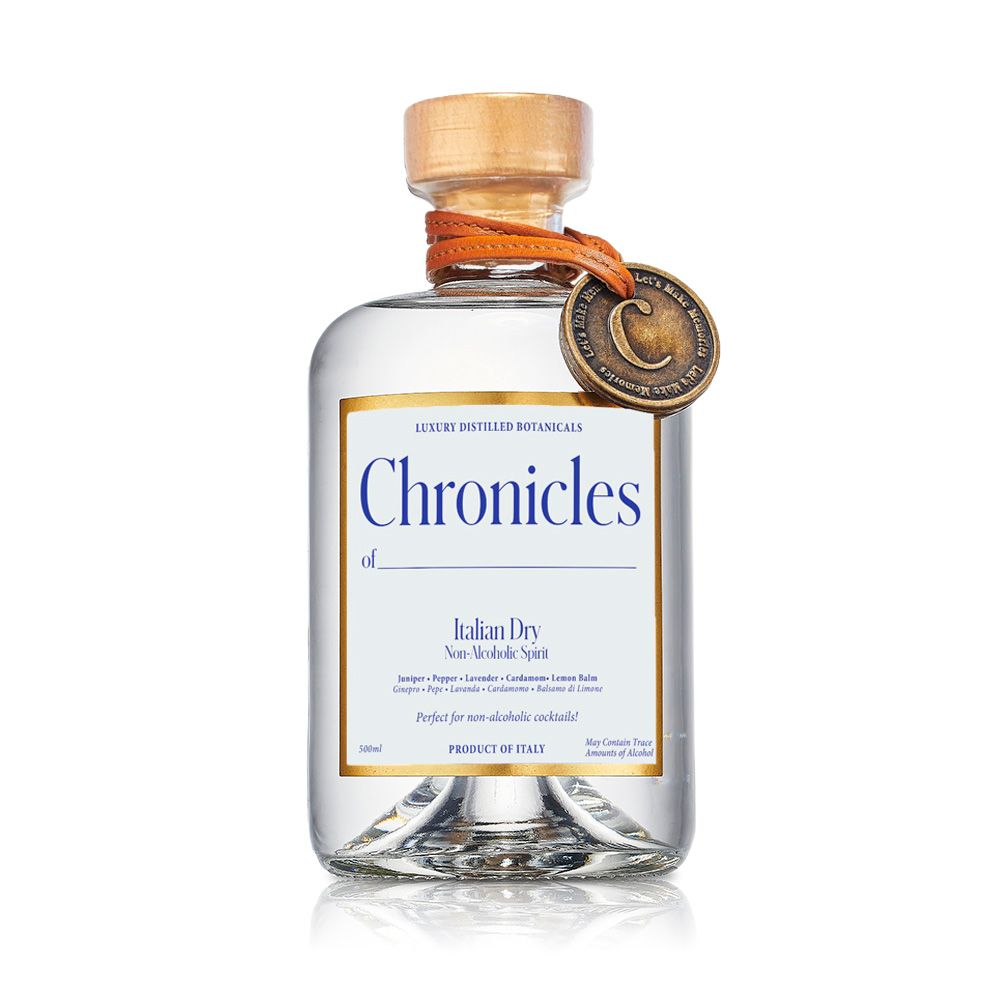 Italian Dry Gin Alcohol Removed – Chronicles Gin